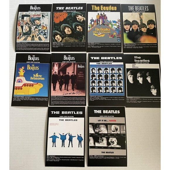 Art | The Beatles Licensed Album Covers Collection Post Card Prints Set ...